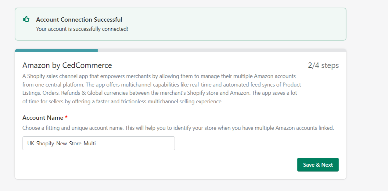 Multi-account Amazon by CedCommerce - CedCommerce Products Documentation